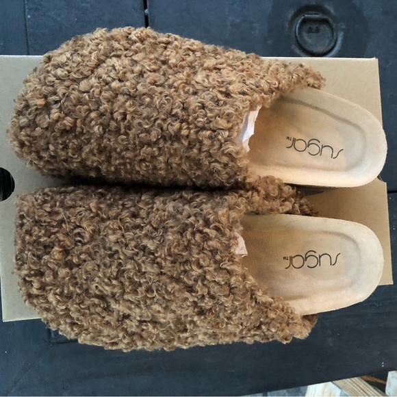 Sugar | Shoes | Womens Sugar Ultra Fuzzy Clogs | Poshmark